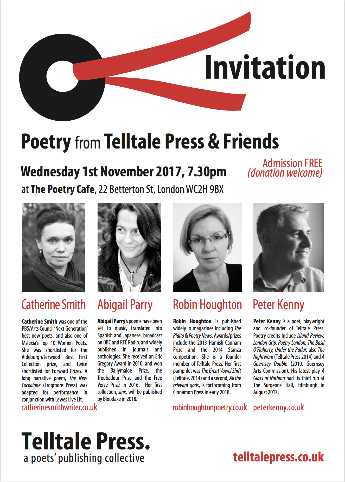 Poetry readings with Pighog and Telltale coming soon – Peter Kenny: a ...